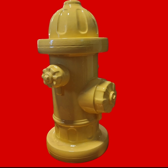 Kitchen | Ceramic Fire Hydrant Cookie Jar Container | Poshmark